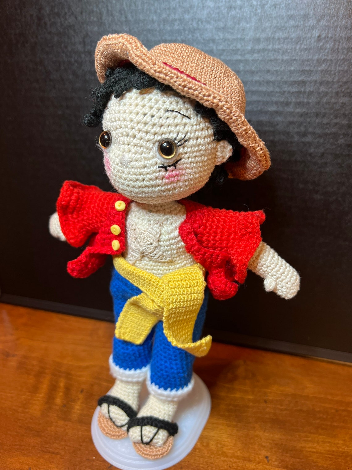 One Piece Luffy Handmade Doll - Etsy