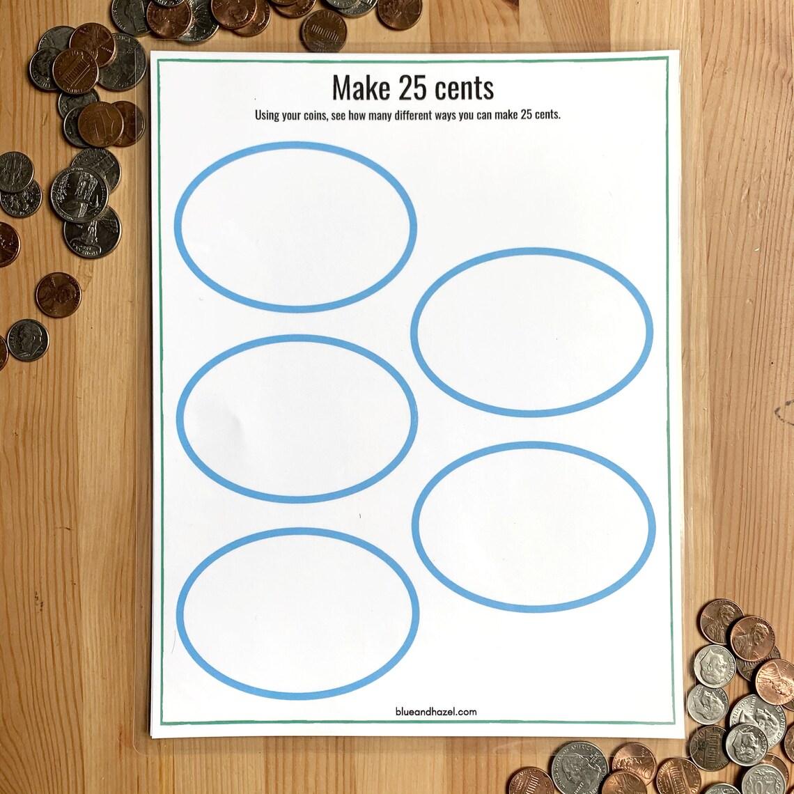 Coin Counting Activities, 1st Grade Math, US Coin Activity Pack ...
