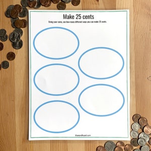Coin Counting Activities, 1st Grade Math, US Coin Activity Pack ...