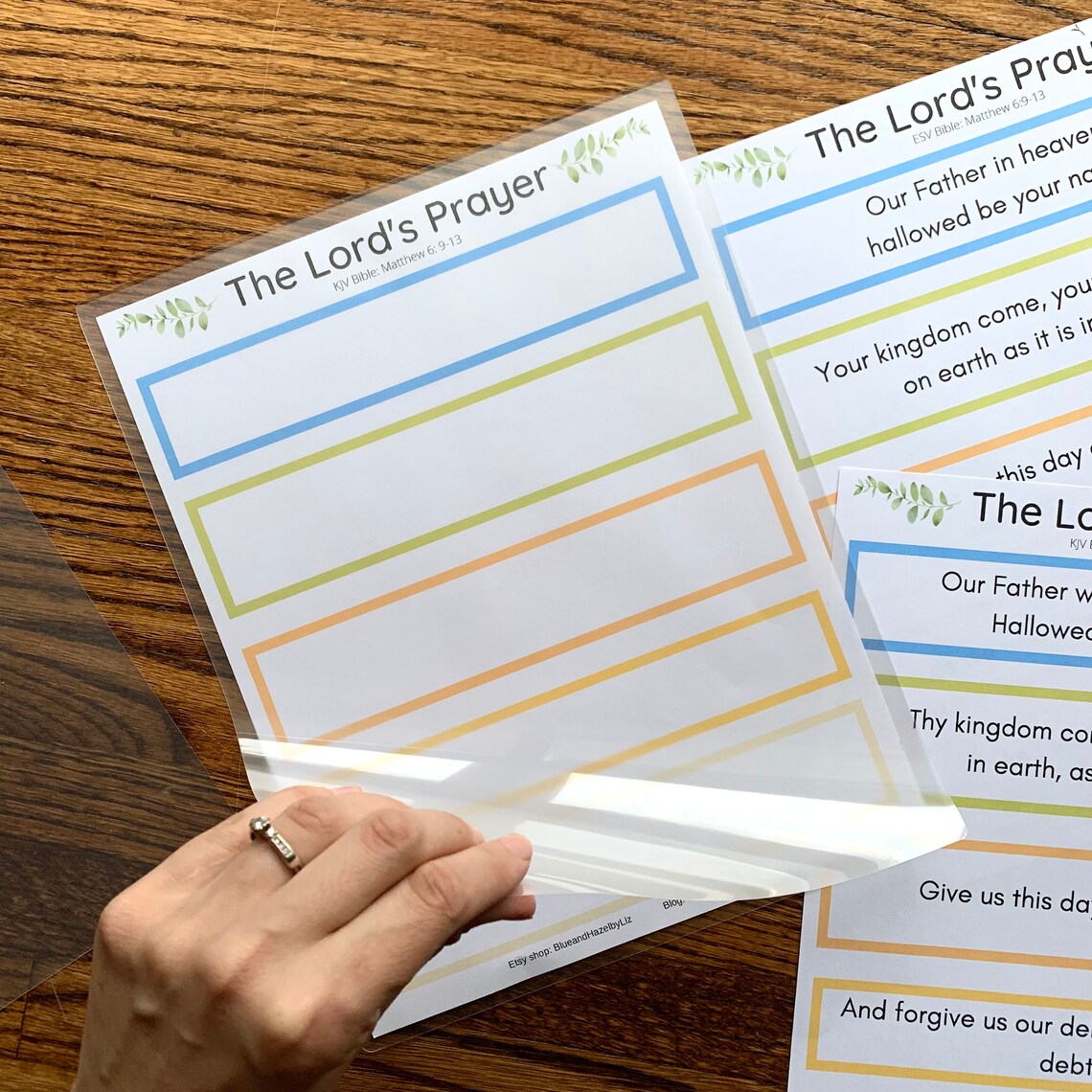 The Lord's Prayer, the Lord's Prayer Memory Work - Etsy