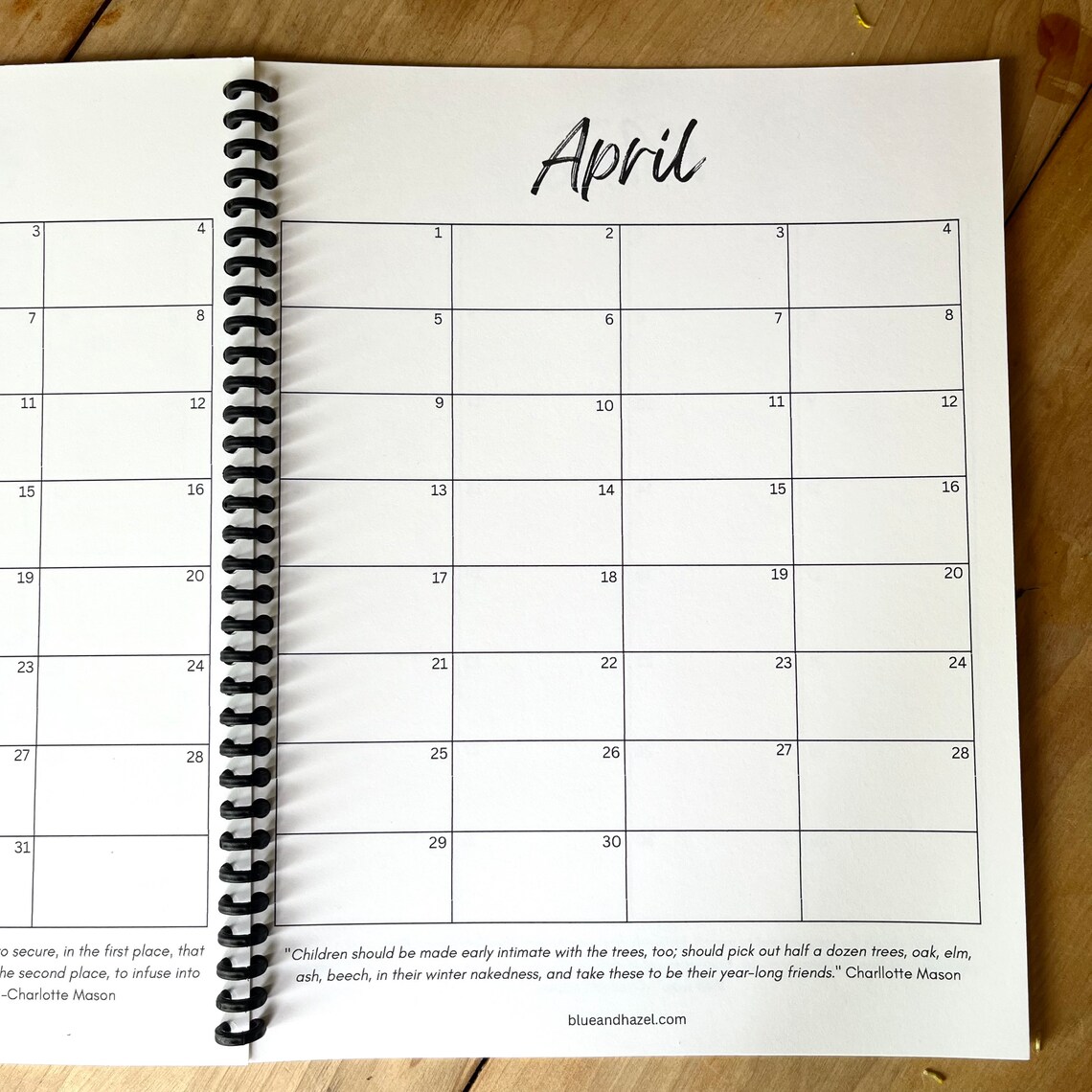 Calendar of Firsts PDF, Charlotte Mason Nature Study Guide, Charlotte ...