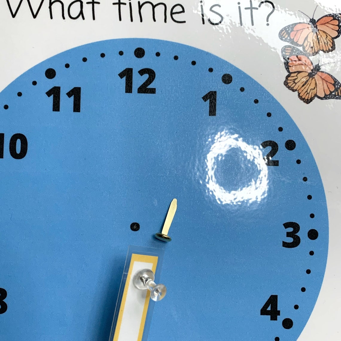 Printable Clock Learn to Tell Time Clock Printable | Etsy