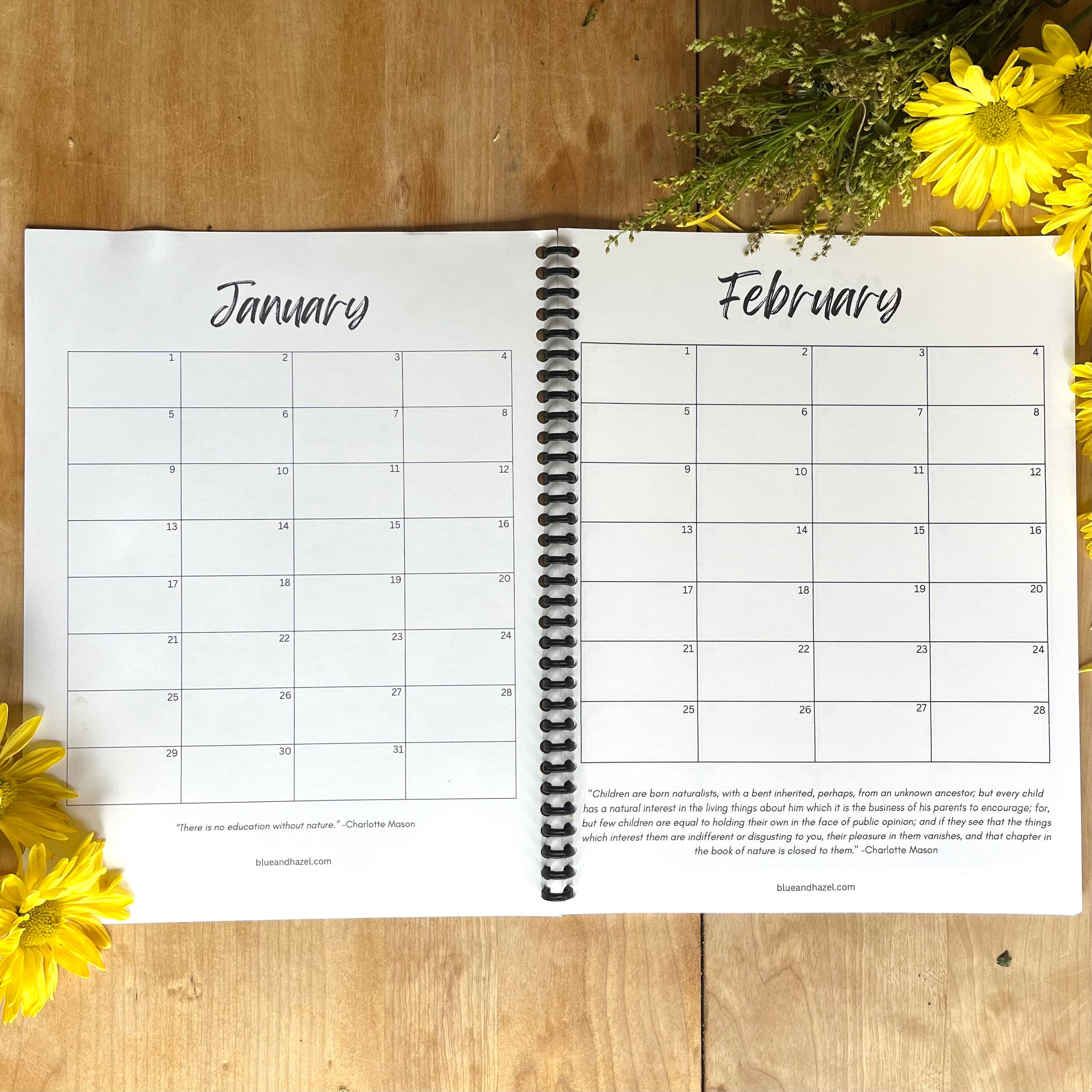 Calendar of Firsts PDF, Charlotte Mason Nature Study Guide, Charlotte ...