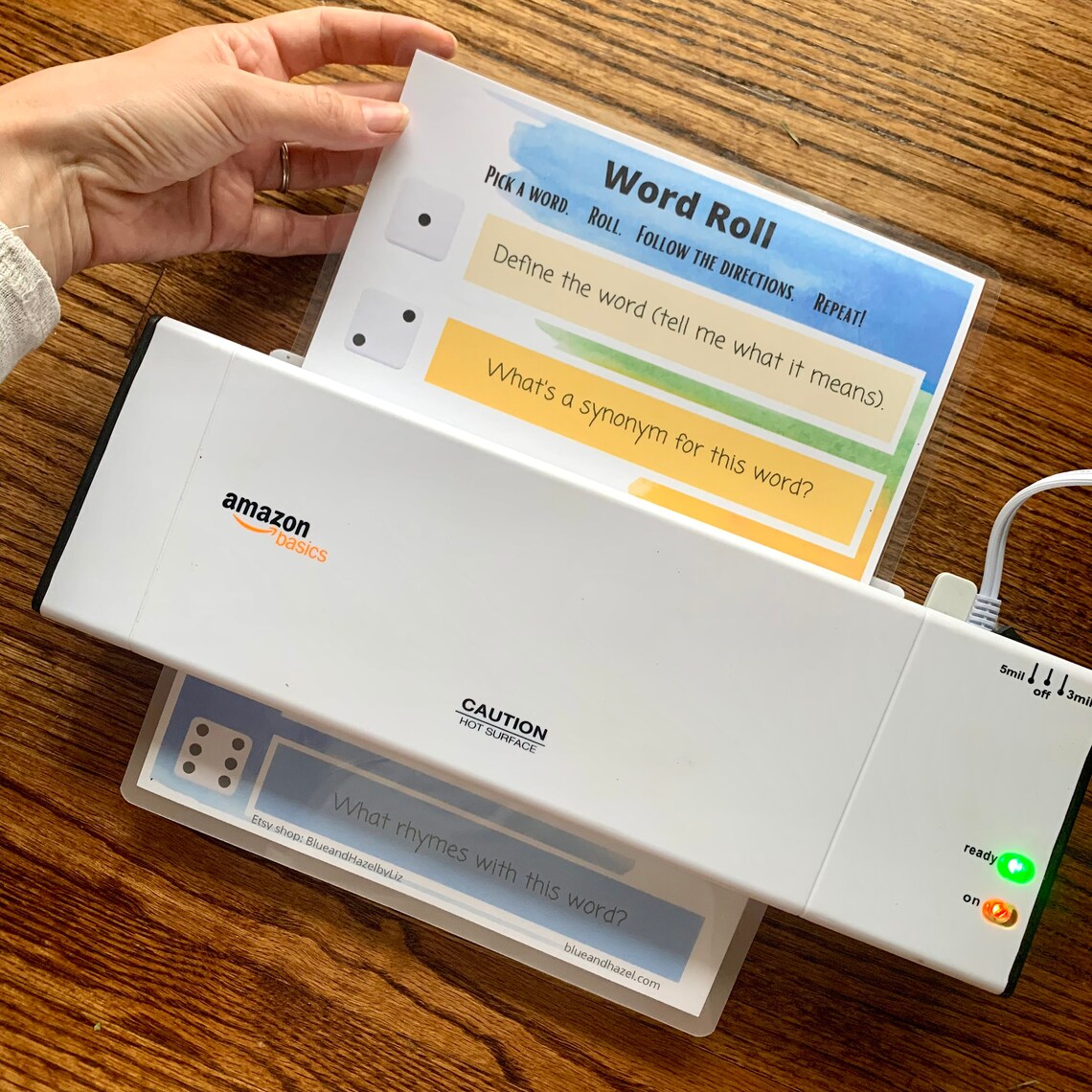 Language Arts Dice Game Printable Grammar Game Dice Spelling | Etsy