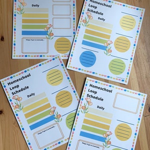 Homeschool Schedule Printable, Homeschool Daily Schedule, Homeschool ...