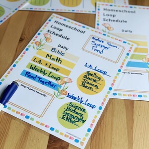 Homeschool Schedule Printable, Homeschool Daily Schedule, Homeschool ...