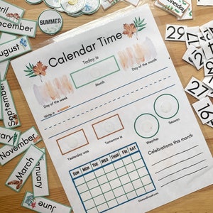 Circle Time Calendar, Preschool Calendar, Circle Time Calendar, Morning ...