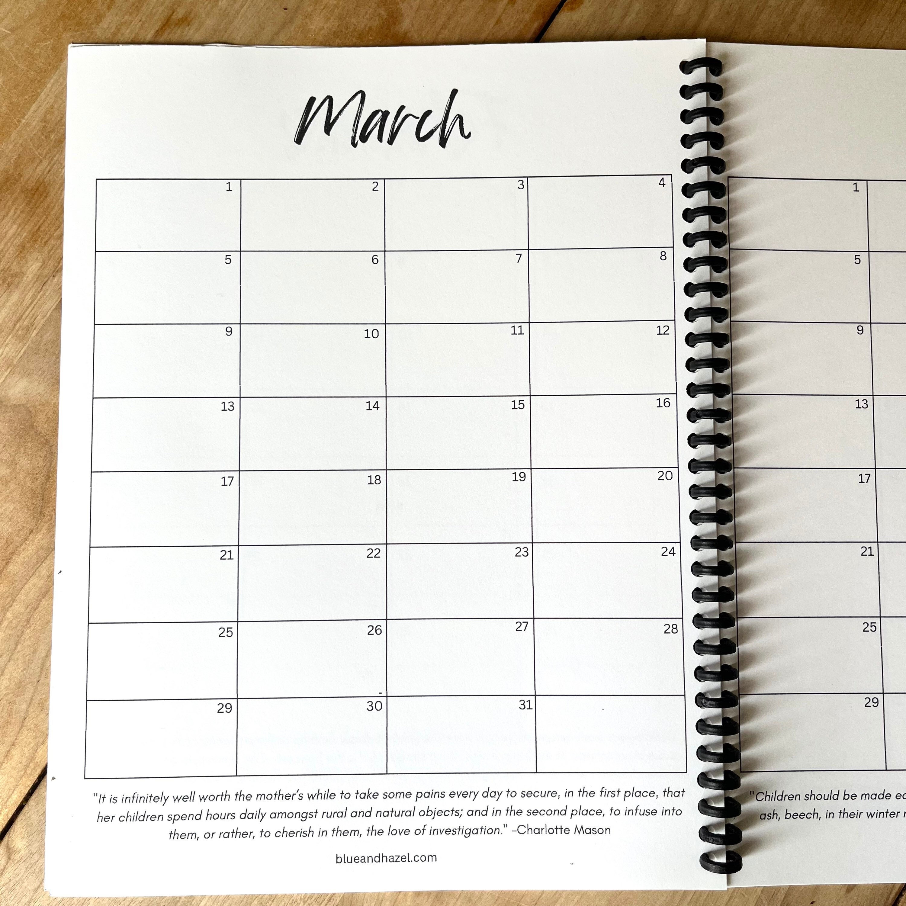 Calendar of Firsts PDF, Charlotte Mason Nature Study Guide, Charlotte ...