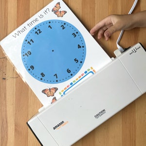 Printable Clock, Learn to Tell Time, Clock Printable - Etsy