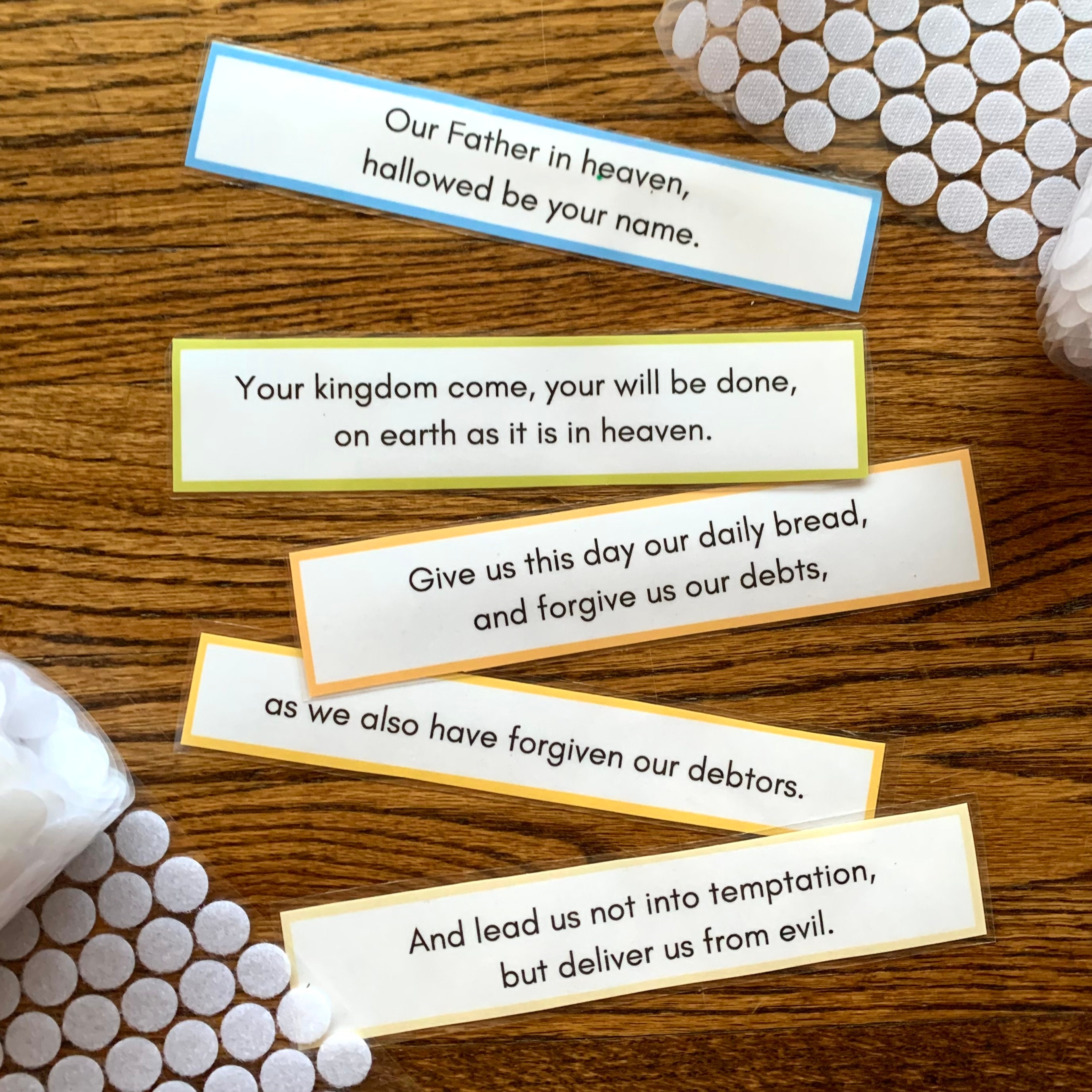 The Lord's Prayer the Lord's Prayer Memory Work - Etsy
