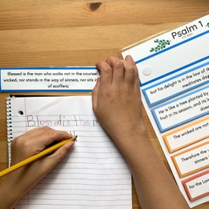 Psalm 1 Scripture Memorization Printable, Psalm 1 Bible Memory, Psalm 1 ...