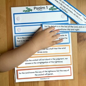 Psalm 1 Scripture Memorization Printable, Psalm 1 Bible Memory, Psalm 1 ...