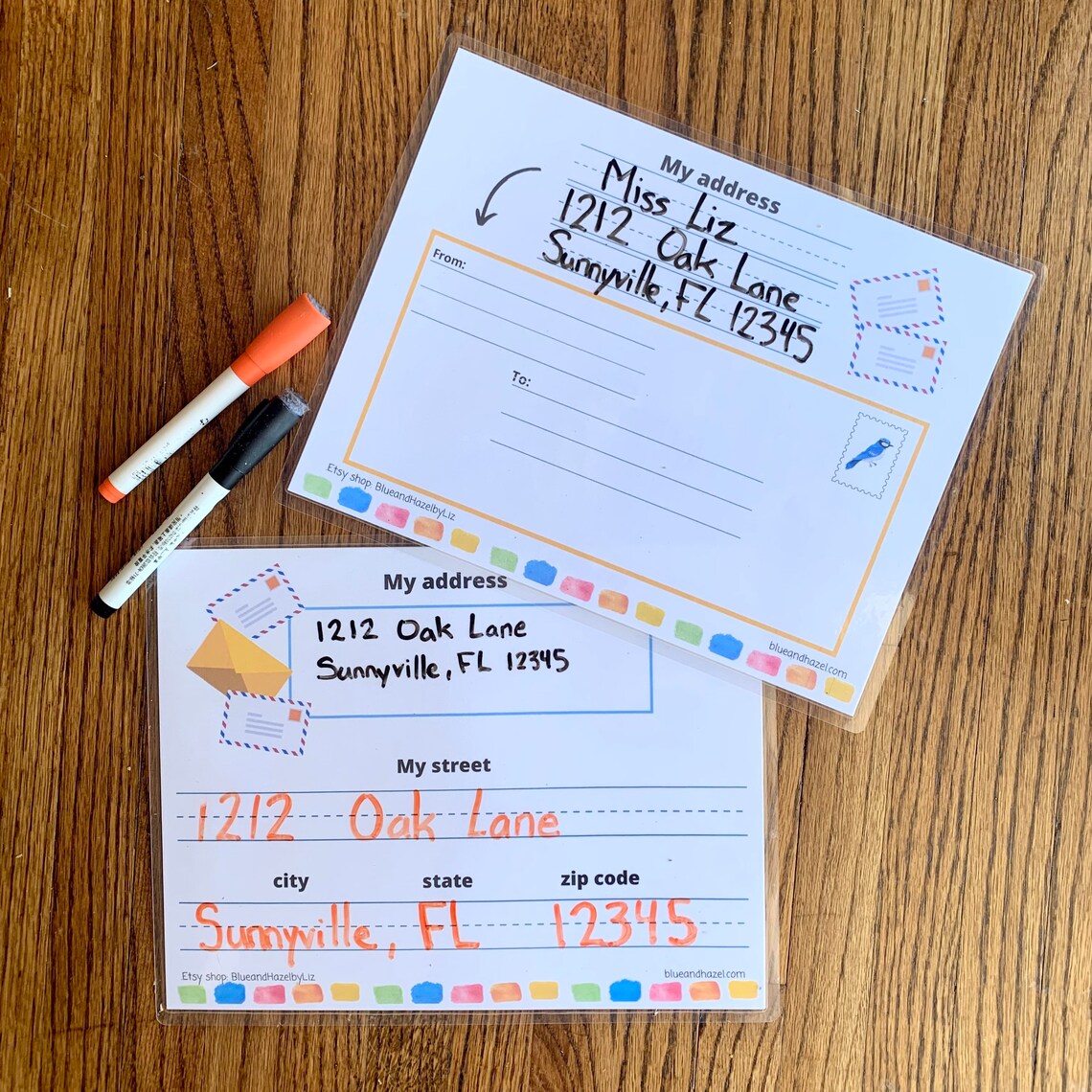 Address Writing Activity I Know My Address Kindergarten | Etsy