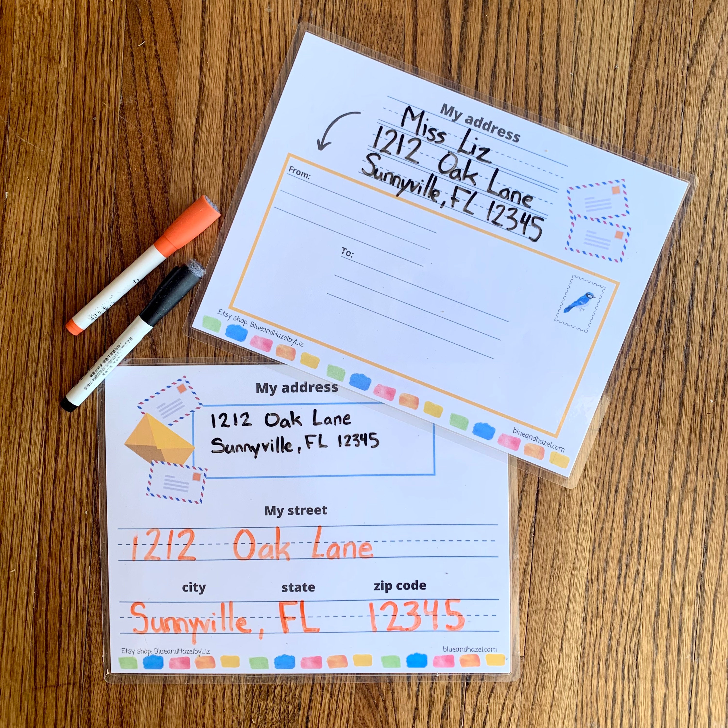Address Writing Activity I Know My Address Kindergarten - Etsy
