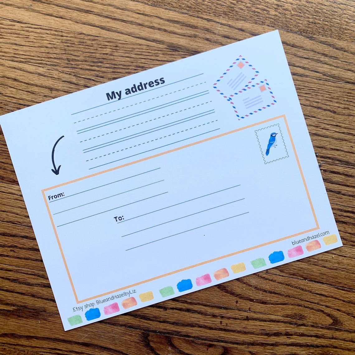Address Writing Activity I Know My Address Kindergarten | Etsy