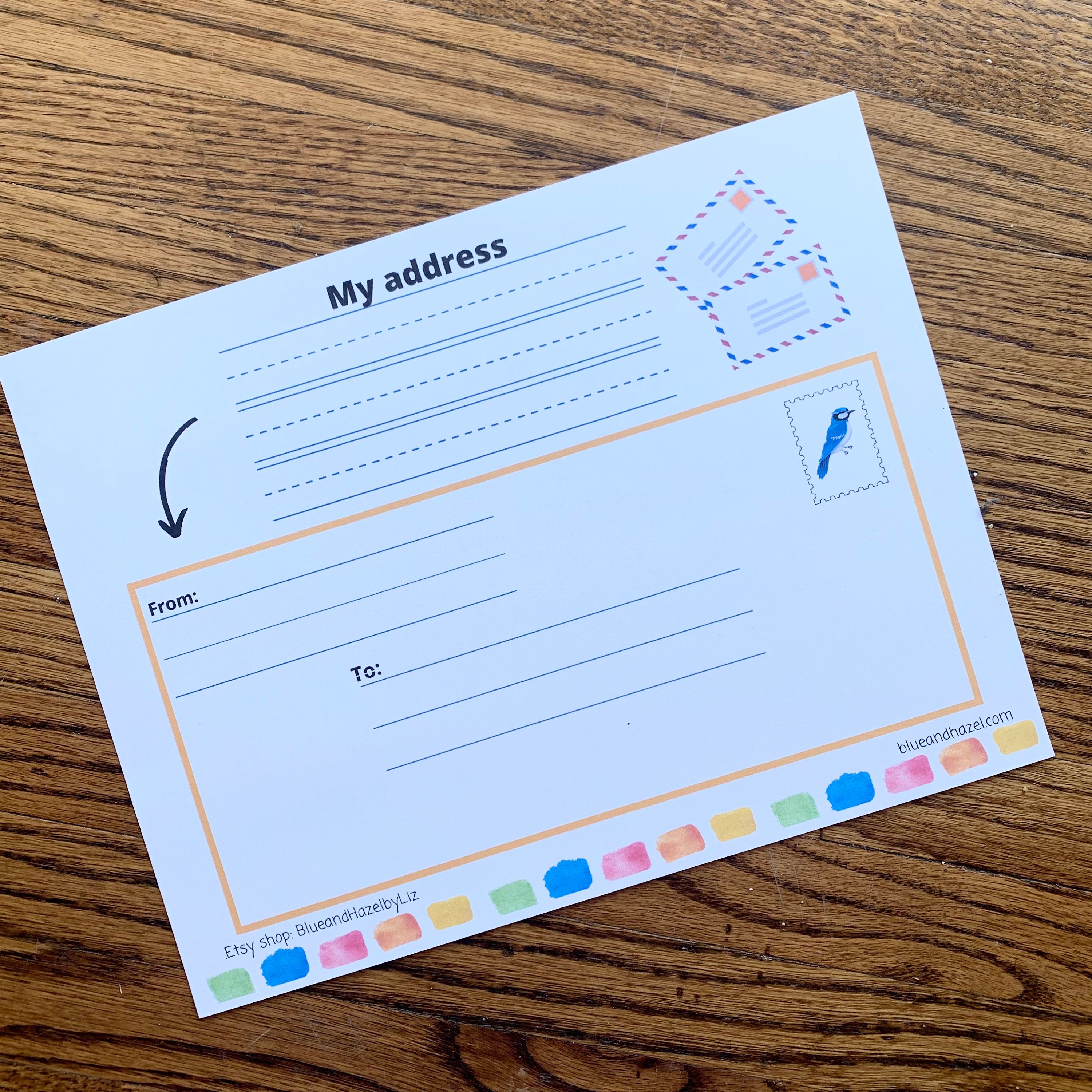 Address Writing Activity I Know My Address Kindergarten - Etsy