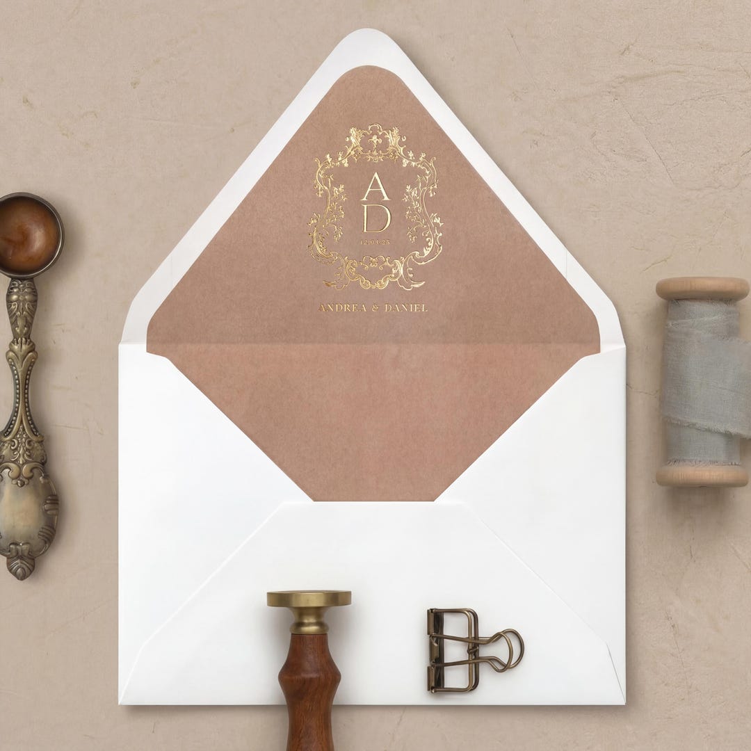 15 Colors Velvet Envelope Liners - A7 or A9 Euro Flap Liner Monogram ...