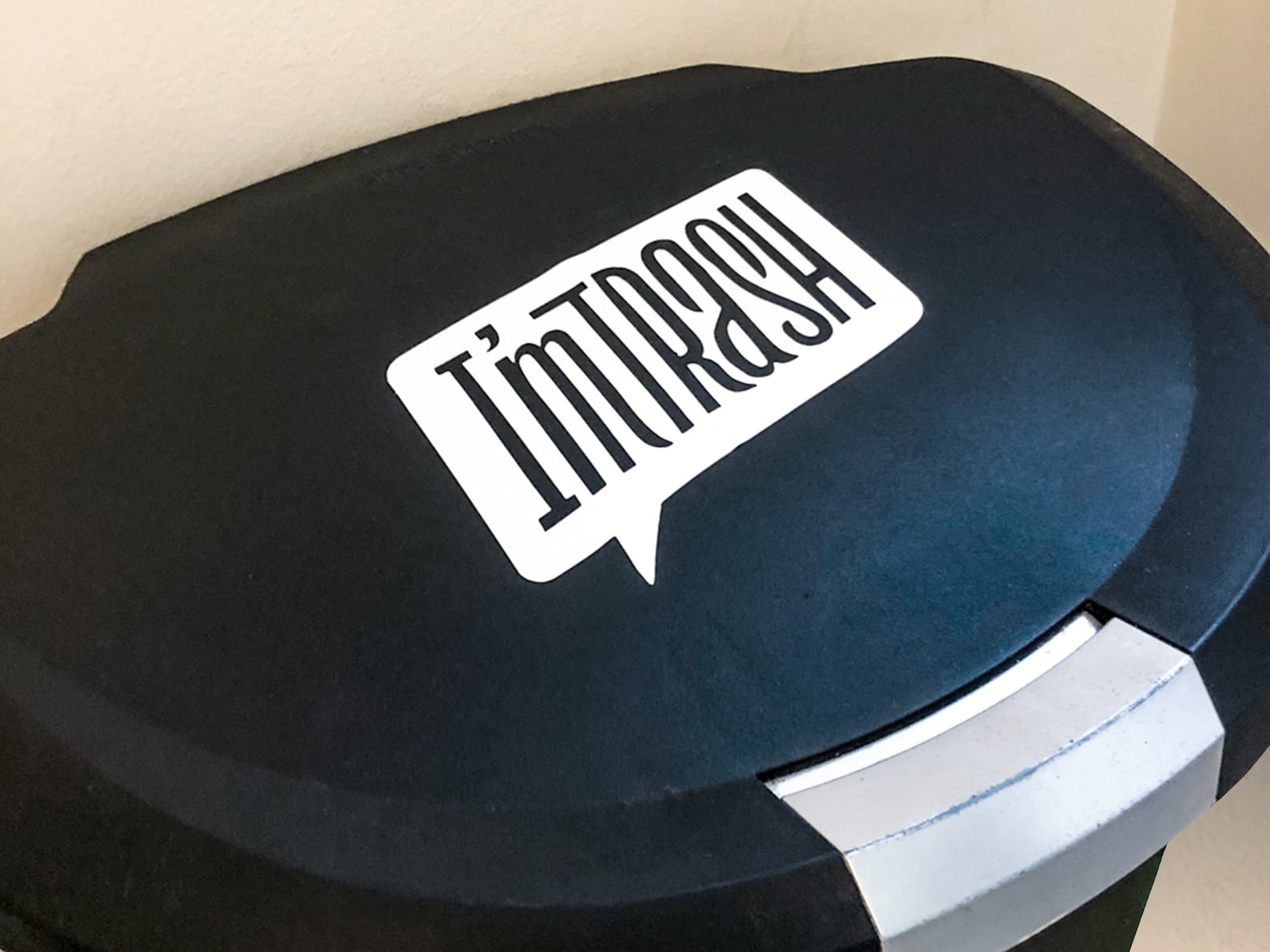 I'm Trash SVG Vector Cut File Household Object Kitchen Decor Lettering ...