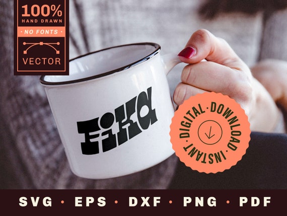 Fika SVG Vector Cut File Handlettering Printable | Etsy
