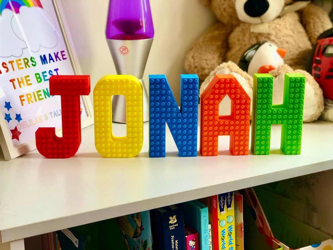 Standing Letters for Shelf Large Alphabet Letters Decorative | Etsy