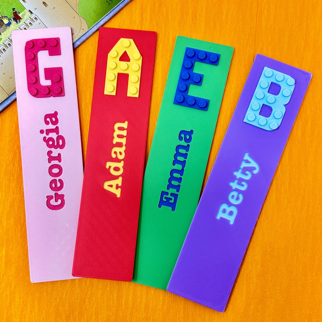 Personalised Name Bookmark | Custom Bookmark | Kids Reading Birthday ...