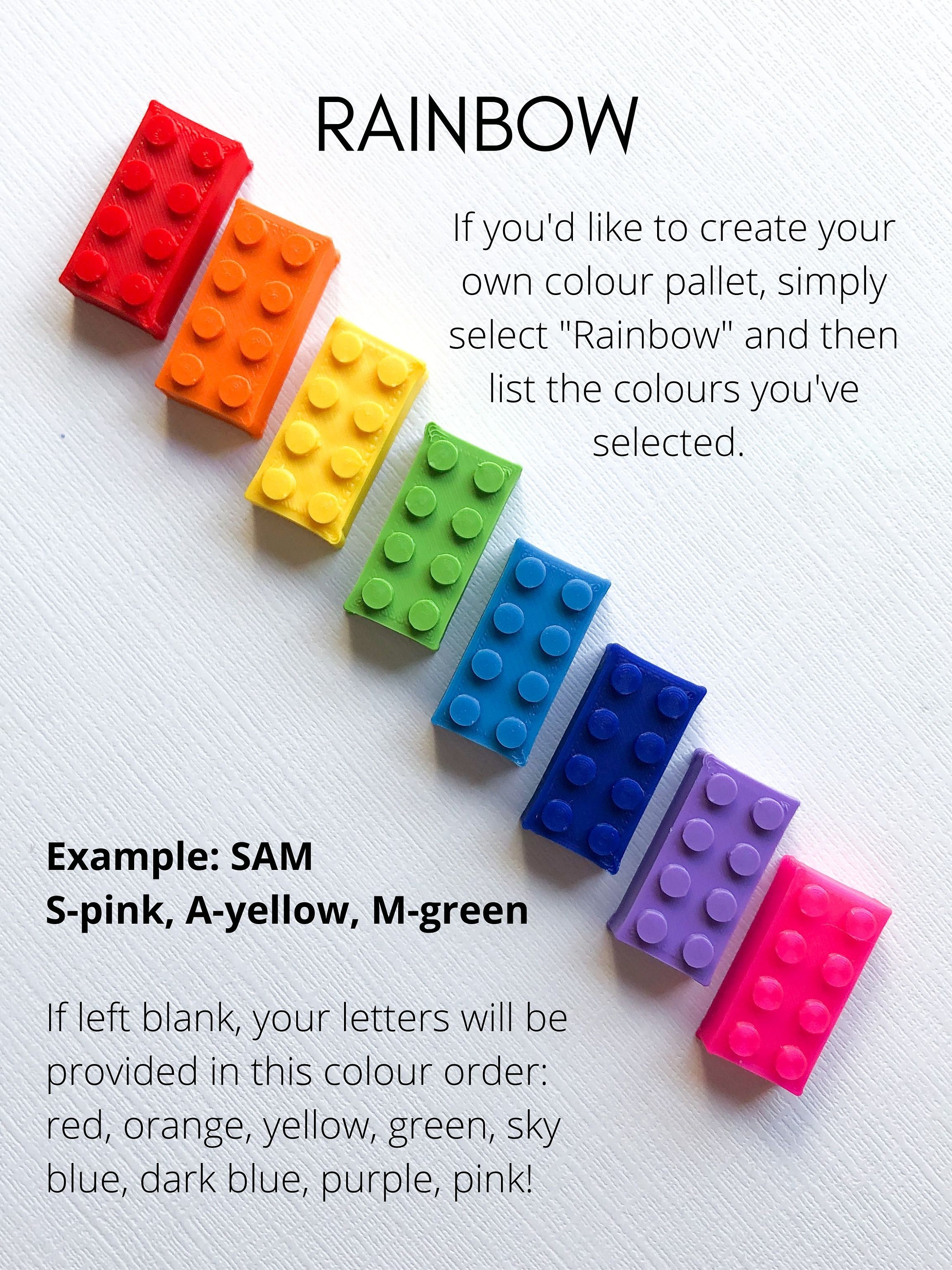 Customizable Building Blocks Name Wall Art Wall Bedroom - Etsy UK