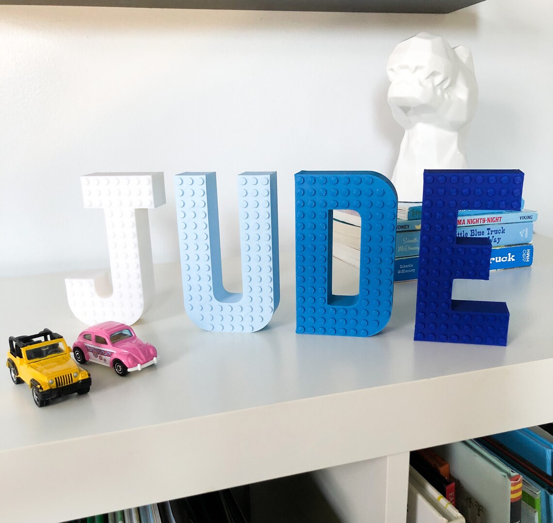 Standing Letters for Shelf, Large Alphabet Letters, Decorative Letters ...