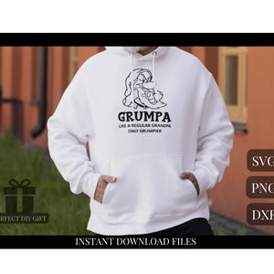 Grumpy Grumpa SVG: Funny Grandpa Design (digital Download) - Etsy