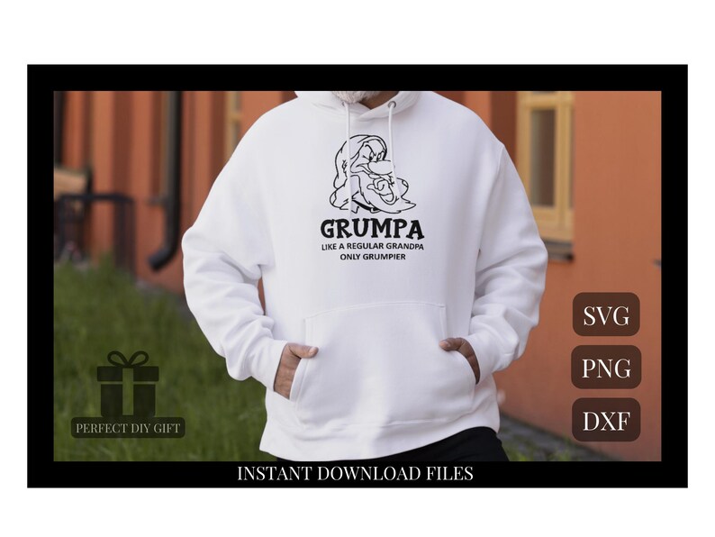 Grumpy Grumpa SVG: Funny Grandpa Design (digital Download) - Etsy