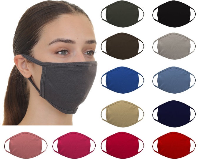 Face Mask With Filter Pocket Face Mask Washable Unisex - Etsy