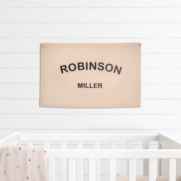 Baby Name Canvas - Etsy