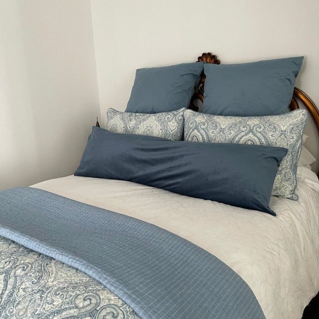 Velvet Body Pillow Cover, Custom Lumbar Pillow Case - Etsy