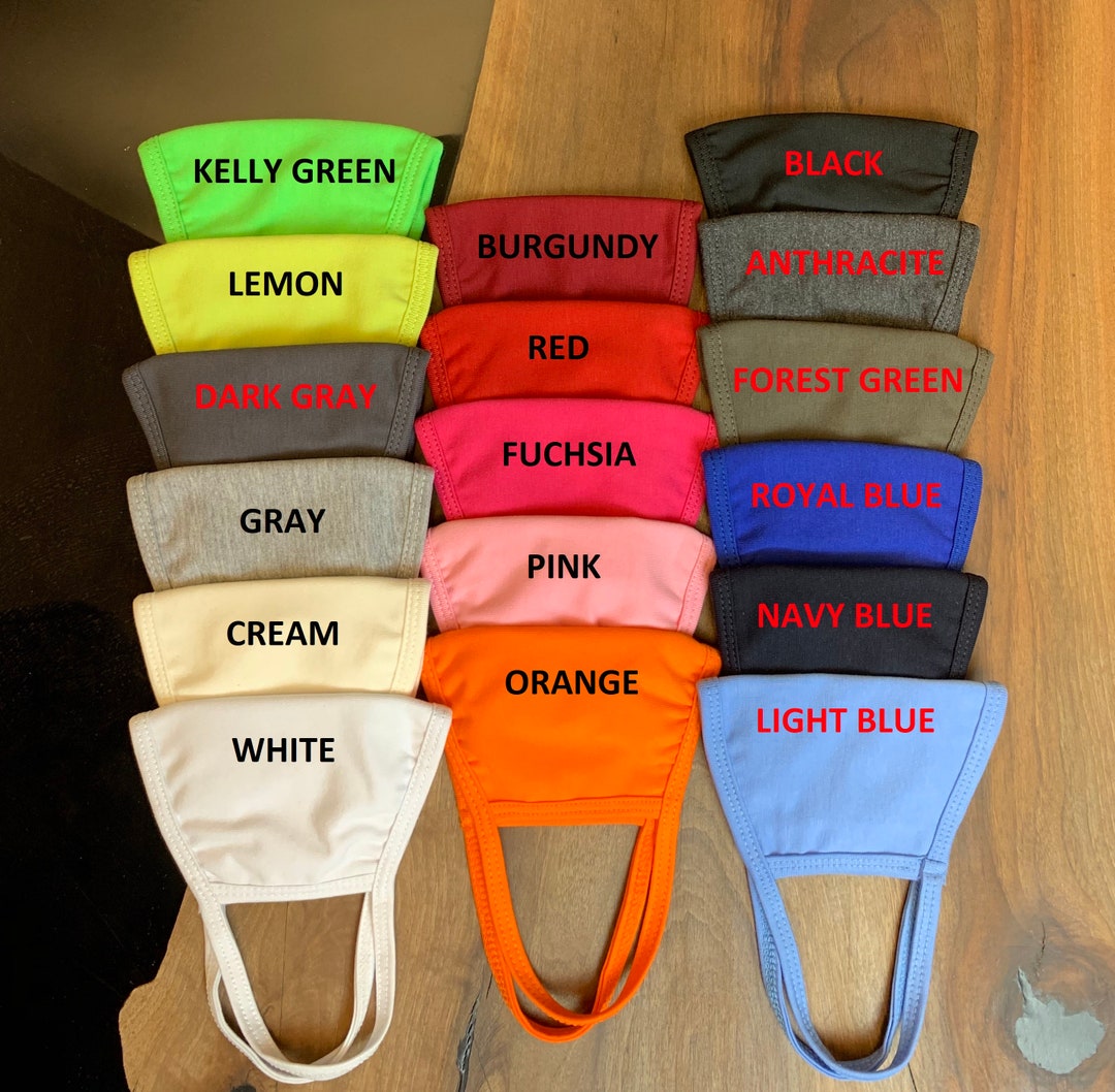 Face Mask With Filter Pocket - Washable - Double Layer Face Mask | Same ...