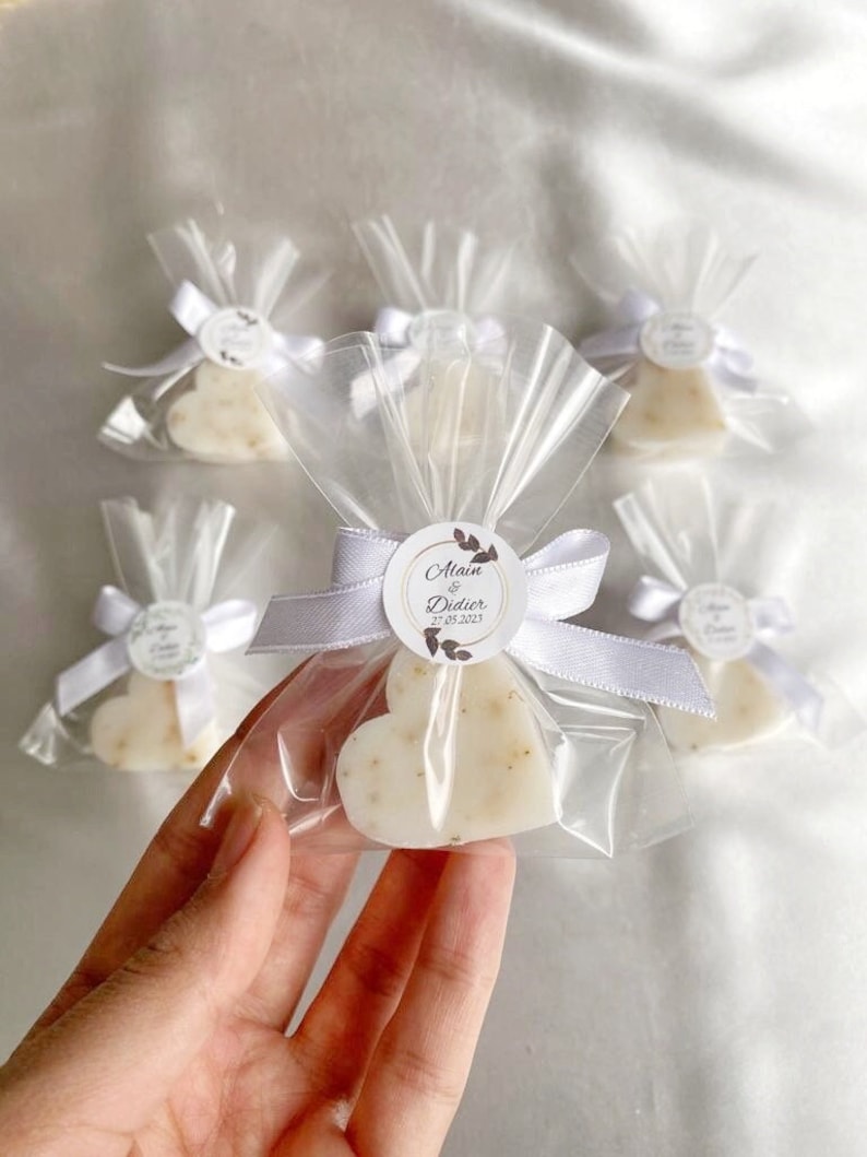Heart Mini Soap Wedding Favors: Scented Party Guest Soaps, Wedding Mini ...