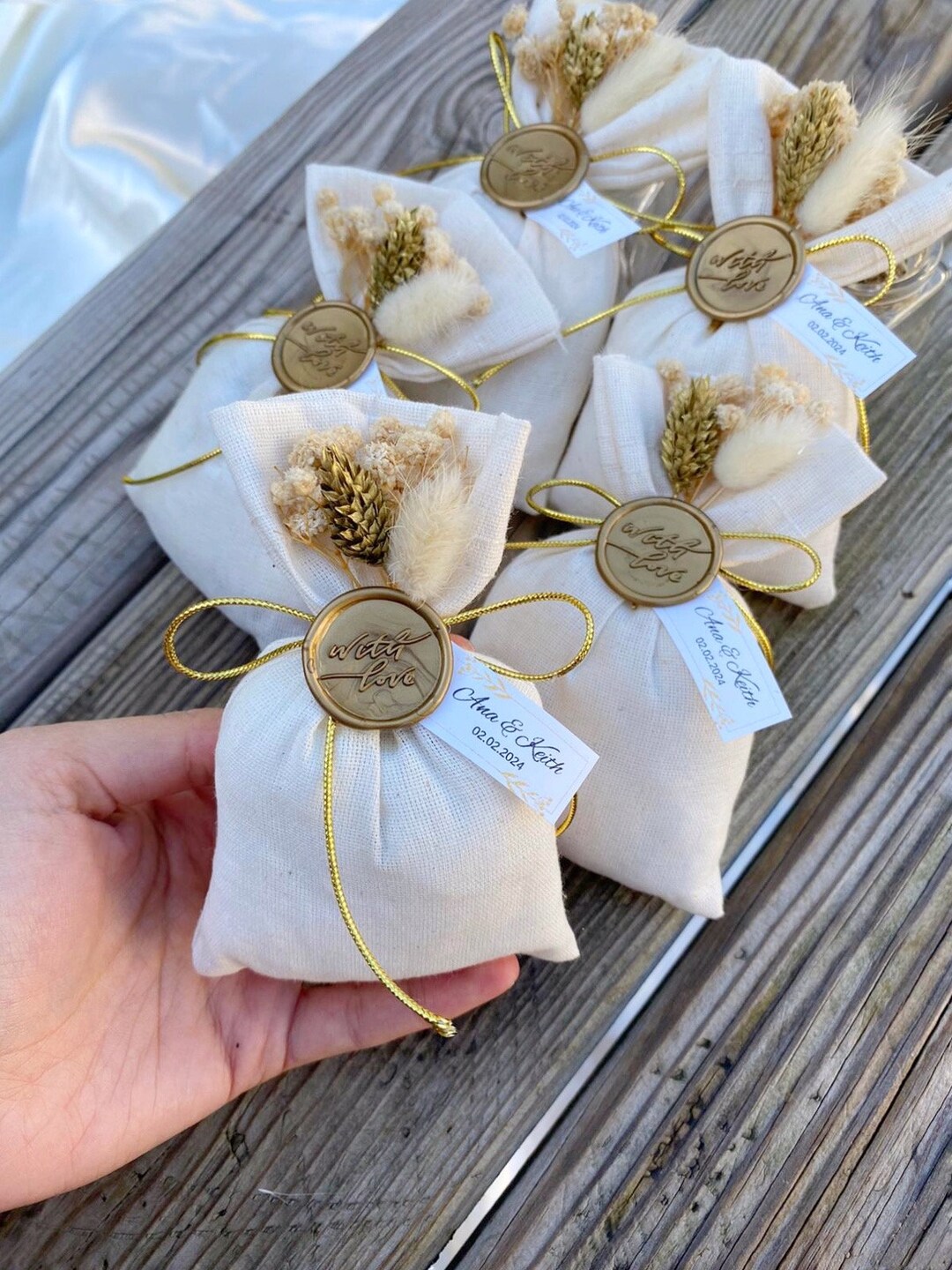 Handmade Lavender Sachet Bags, Sachet Wedding Favors, French Lavender ...