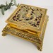 Antique 1890s Victorian Brass Desk Inkwell, William Tonks & Son, With ...