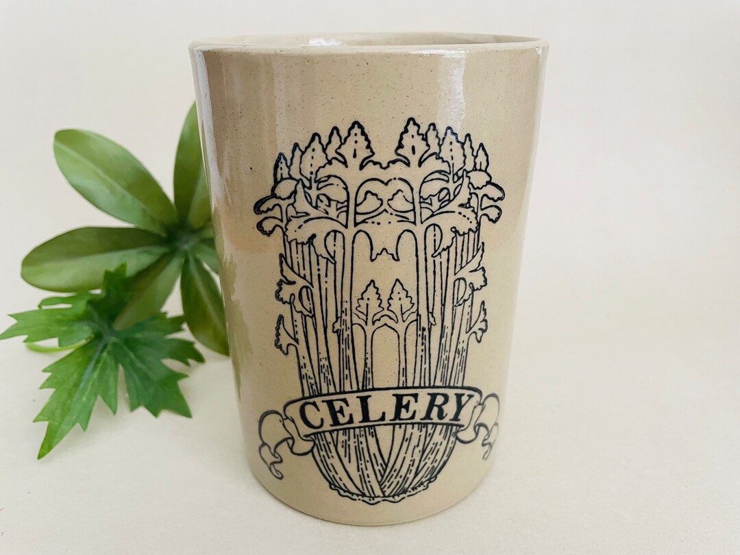 Vintage Pearsons Stoneware Celery Pot 14cm, Large Beige Brown Ceramic ...