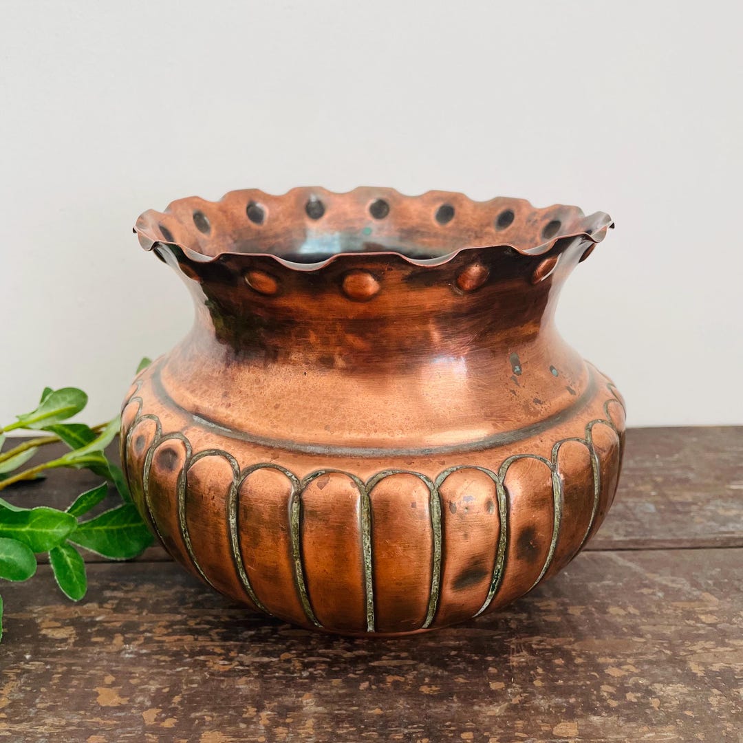 Antique Copper Planter William Soutter & Sons Jardiniere C.1900 Arts ...