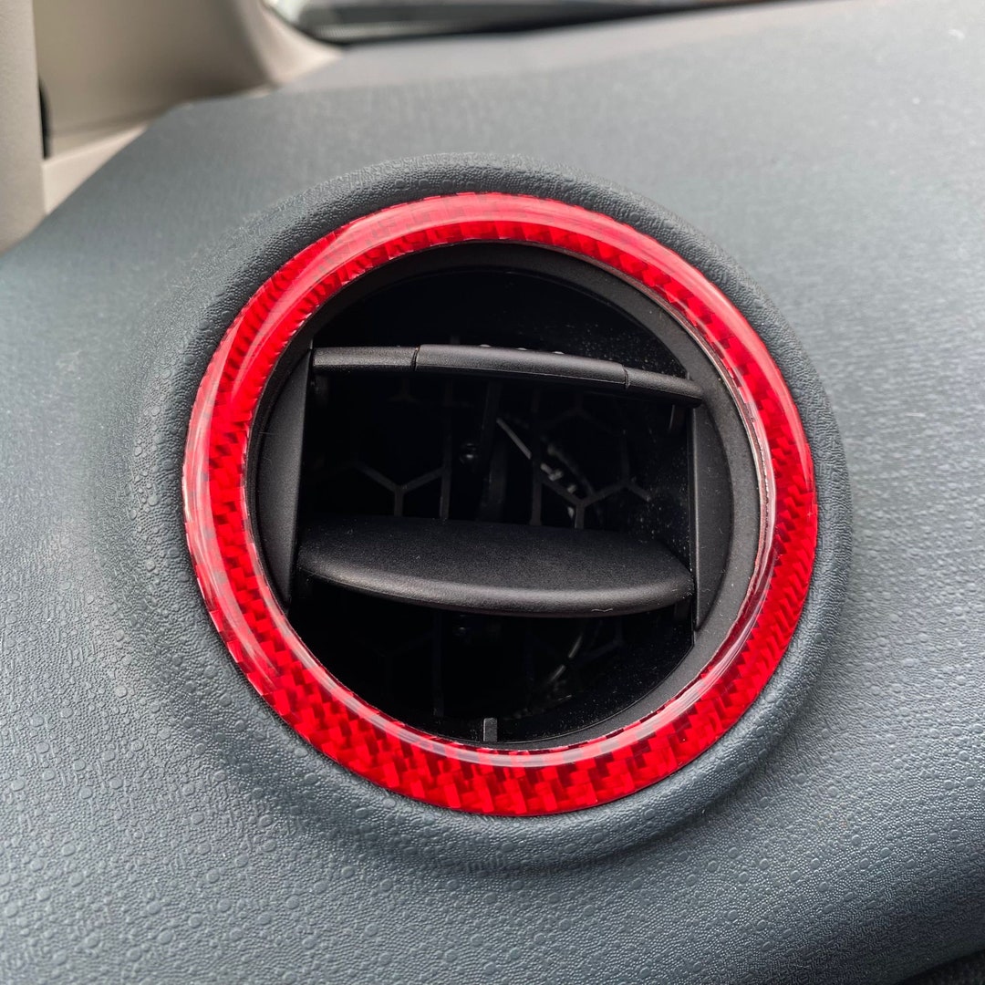 2x Air Vent Rings FORD Fiesta MK 6 7 7.5 Gel Badge Overlay Trim SE ...