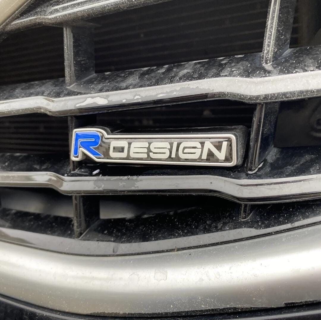 Volvo R Design Replacement Grille Badge Sticker C30 S40 V50 S60 XC60 ...