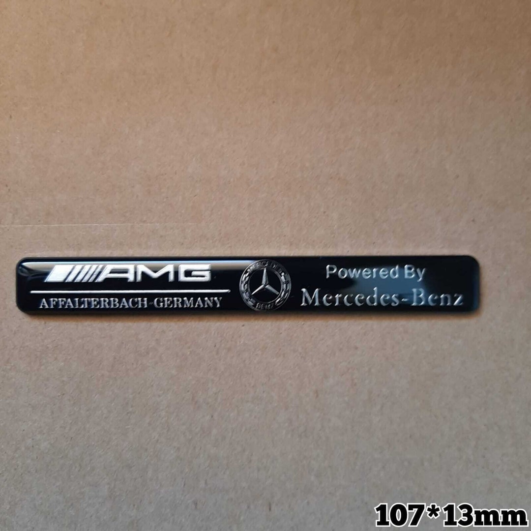 1x AMG Stickers Badge Sports 3D Gel Domed Emblems Decals Mercedes Sport ...