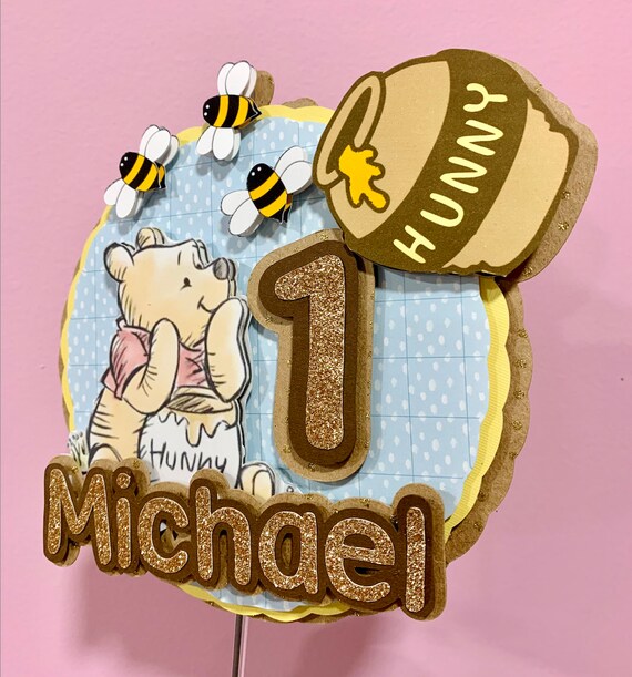 Winnie the Pooh Cake Topper Pooh Cake Topper Winnie Cake - Etsy