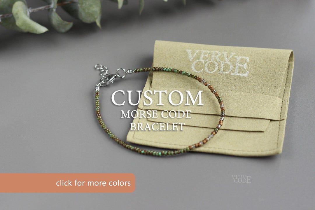 Morse Code Bracelet Best Friend Bracelet Miscarriage Gift Custom Morse ...