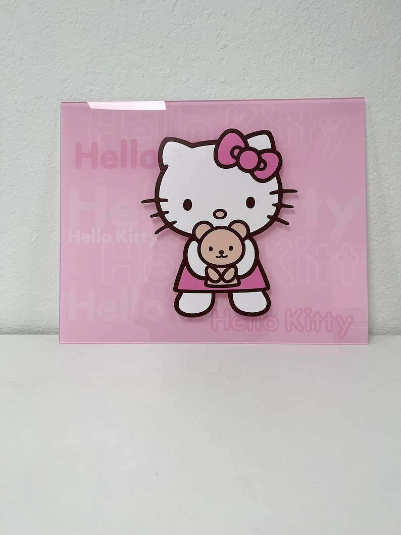Acrylic Frame Hello Kitty - Etsy