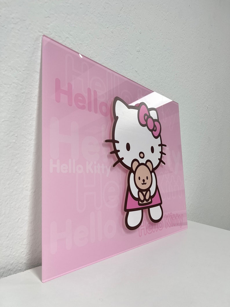 Acrylic Frame Hello Kitty - Etsy