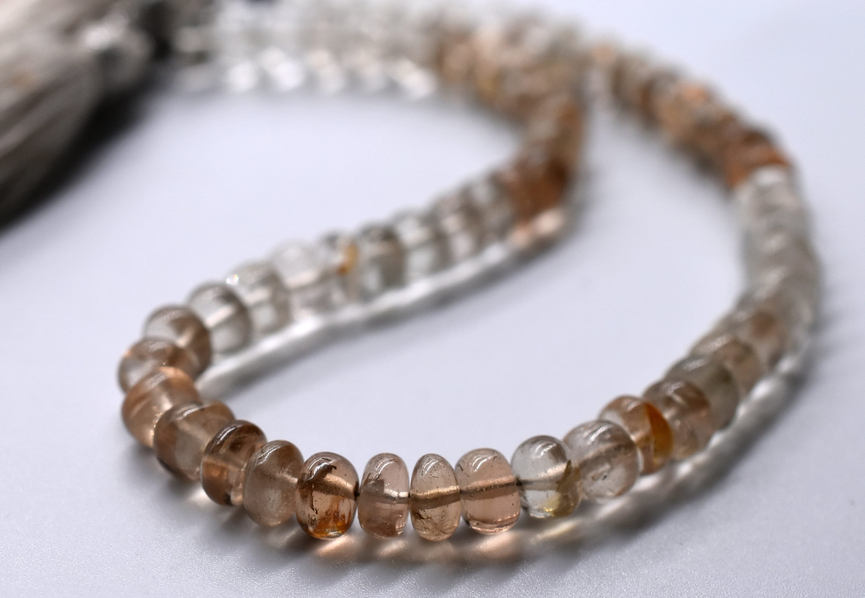 Golden Topaz Imperial Topaz Rondelle Smooth Beads Size 5X6 MM 7"inches ...