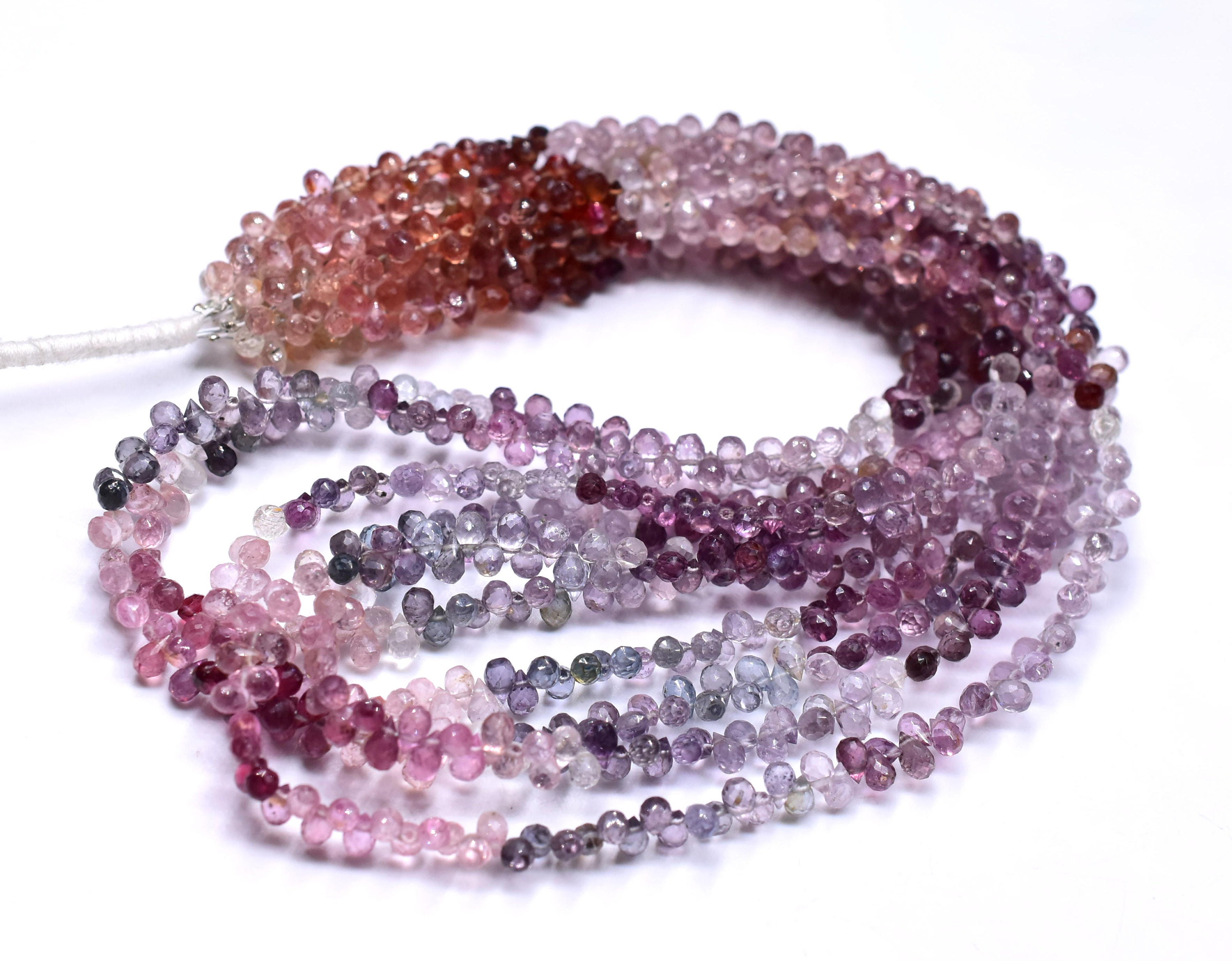Multi Spinel Teardrops Faceted Drop Shape Beads Size 4X3 MM - Etsy