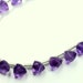 Amethyst Triangle Shape 3D Beads Faceted Briolettes Beads Size 7X6 MM 6 ...