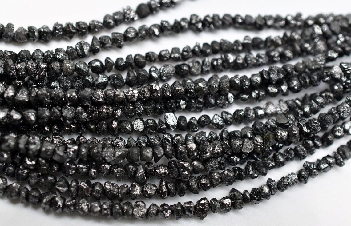 Diamond, Black Diamond Rough Natural Black Diamond Raw, Uncut Diamonds ...