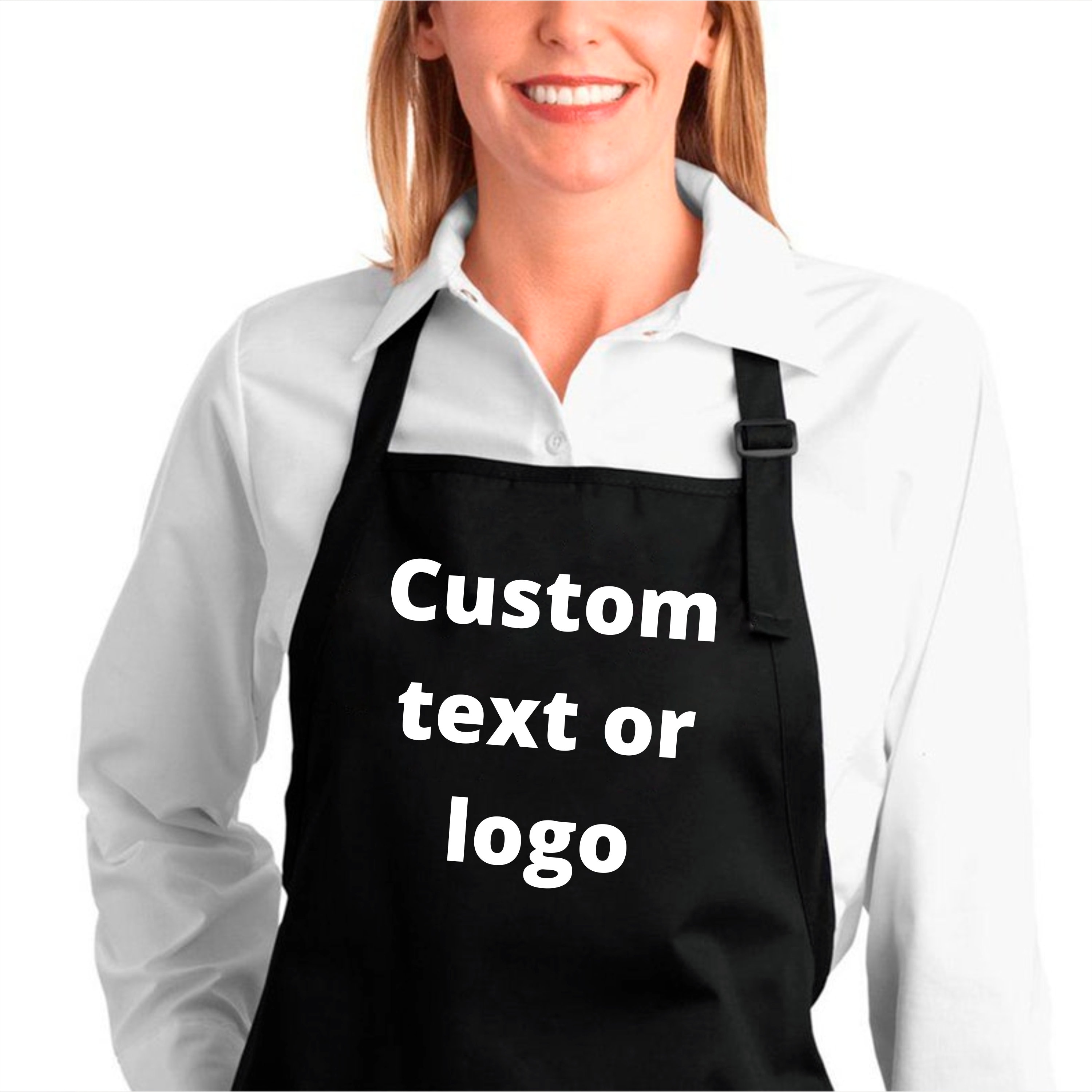 Custom Logo Hair Stylist Apron With Pockets, Personalized Hairdresser ...